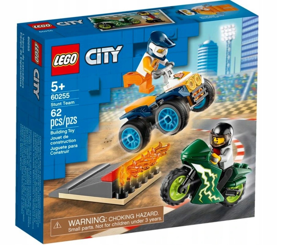 LEGO City 60255 Ekipa kaskaderów - 11543676226 - oficjalne archiwum Allegro