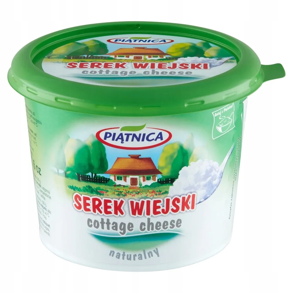 Piątnica Serek wiejski naturalny 500 g - 12612337531 - oficjalne ...