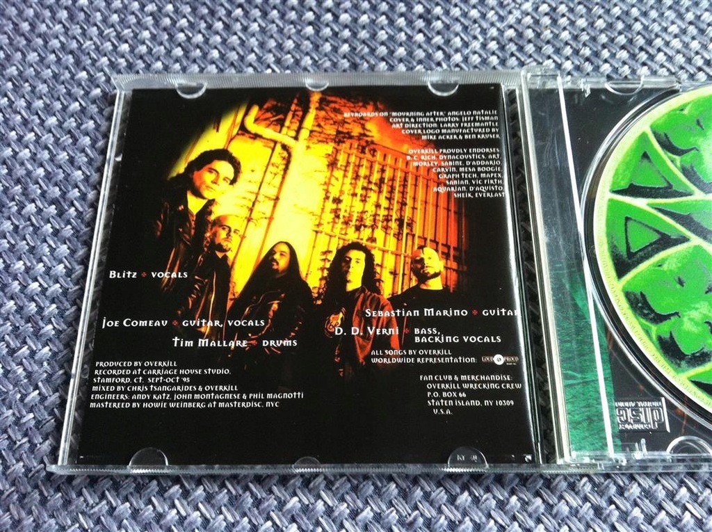 OVERKILL - THE KILLING KIND 1ST PRESS 1996 RAR - 8417529991 - oficjalne ...