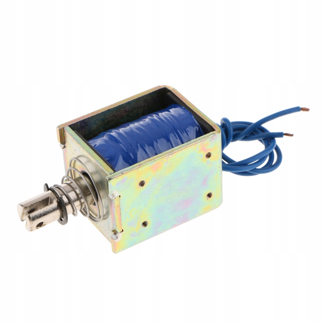 50N DC 24V Elektromagnes magnetyczny Push Pull - 10972063508 - oficjalne archiwum Allegro