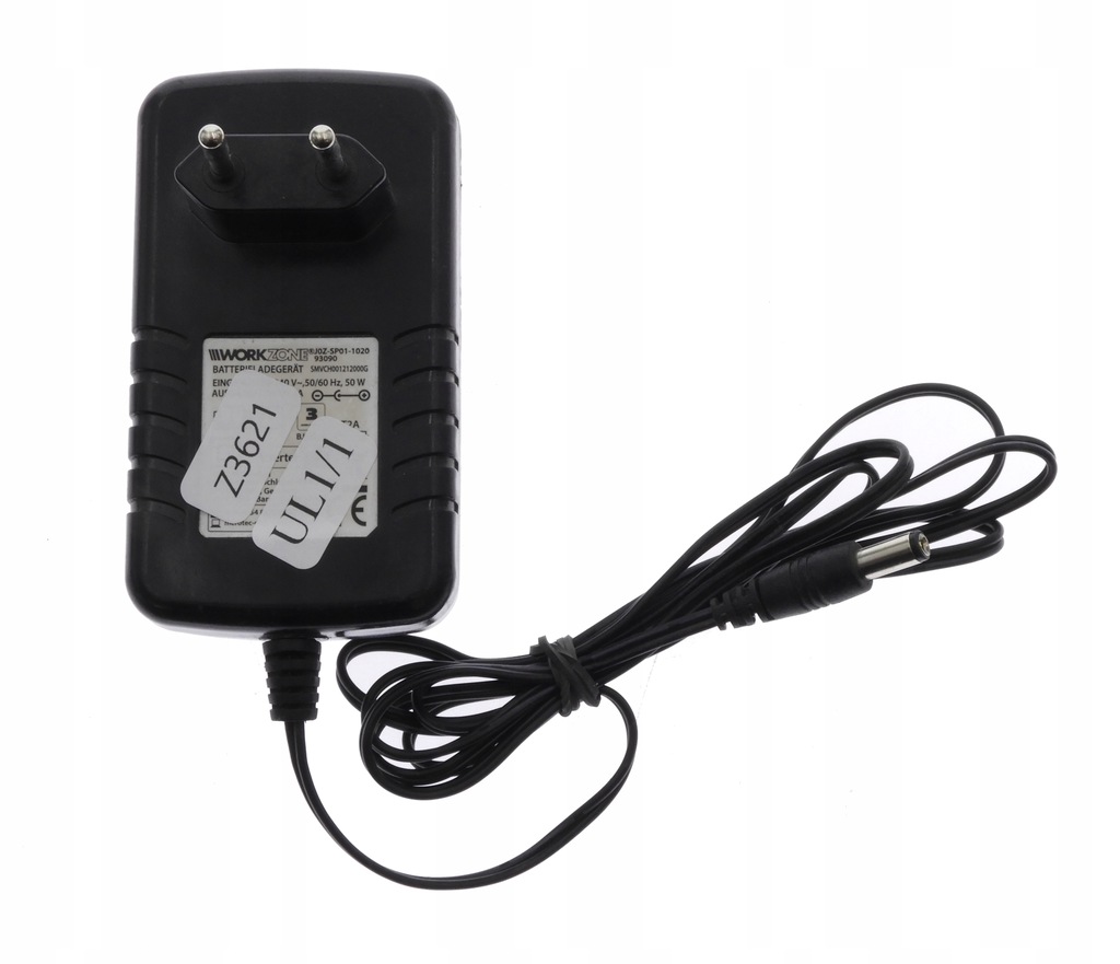 Z3621 Zasilacz WORKZONE 21V 2A 42W J0Z-SP01-1020 93090 5,5X2 - 14513577270 - oficjalne archiwum ...