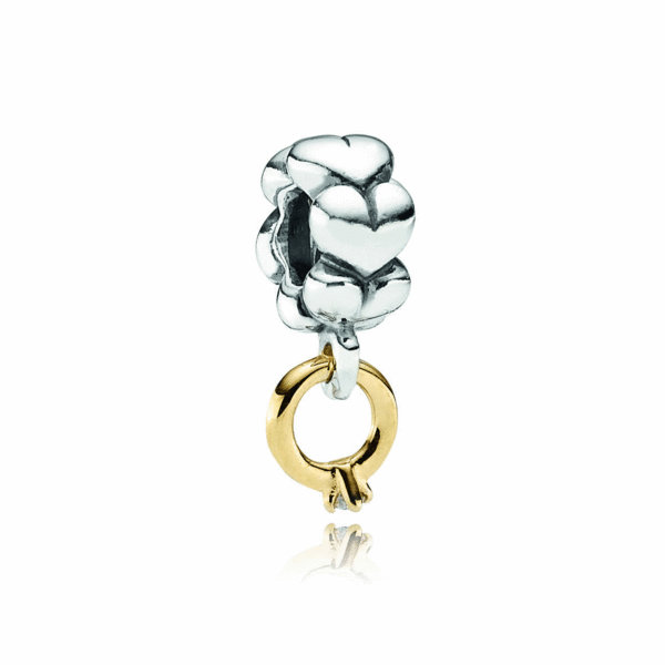 Oryginalny charms Pandora 790999D Zlota obraczka - 8977467231 ...