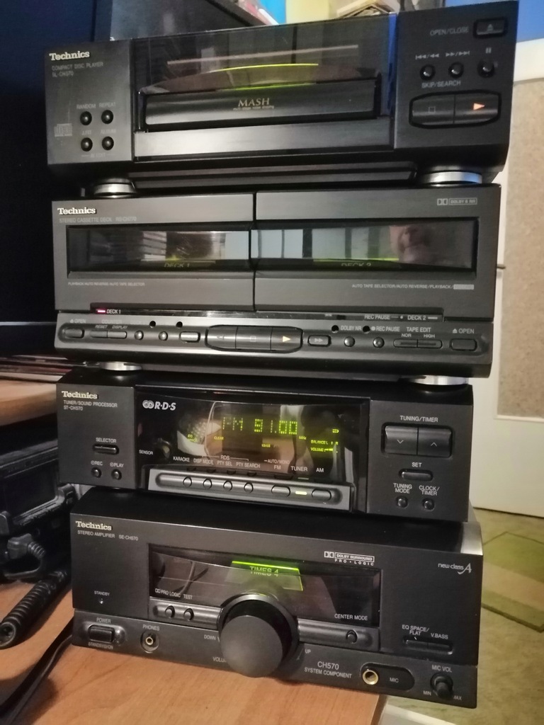 wieża TECHNICS SE-CH570 ST-CH570 RS-CH770 SL-CH570 - 14844356822 ...