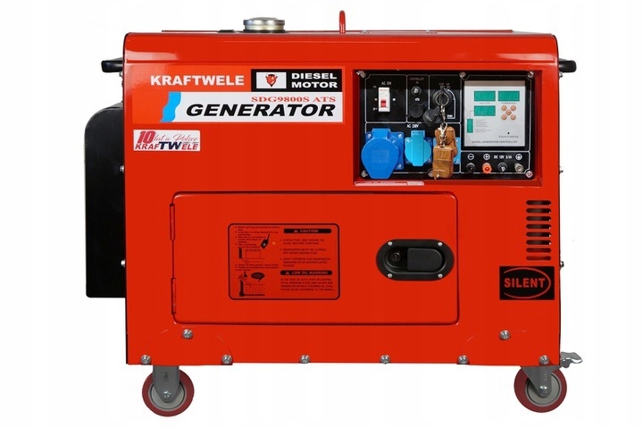 AGREGAT GENERATOR PRĄDOTWÓRCZY 9,8 KW 1F WYCISZONY - 12619487637 - oficjalne archiwum Allegro