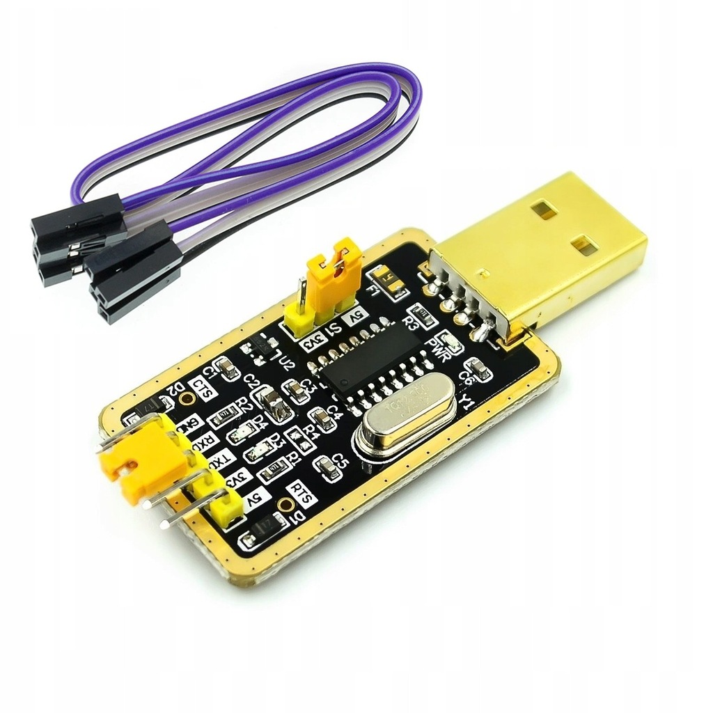 Konwerter CH340G USB RS232 TTL UART USART Arduino - 14445710873 ...