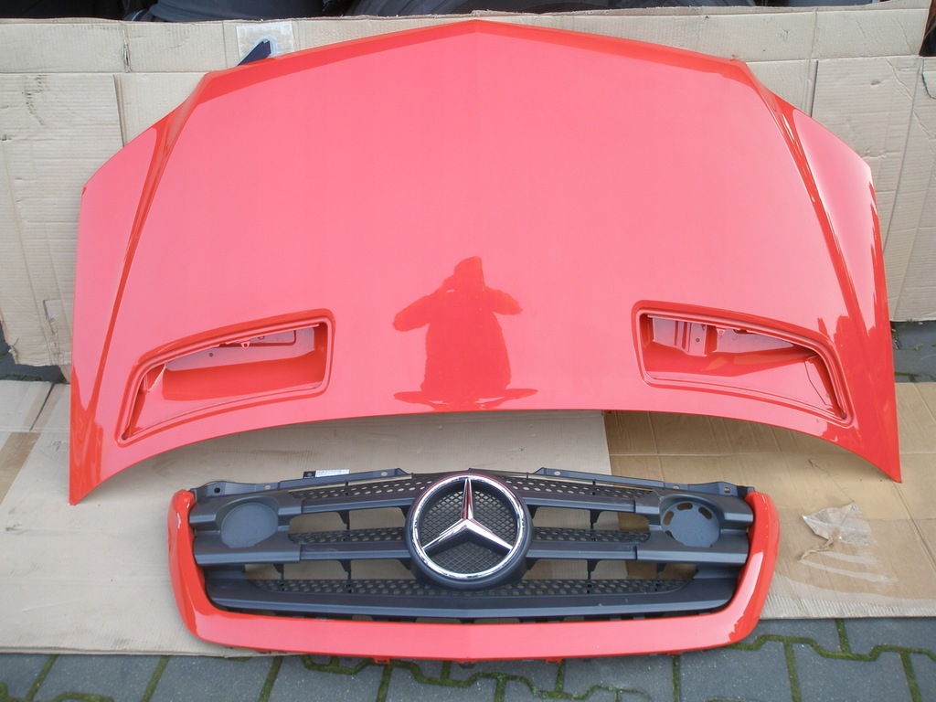 Mercedes Sprinter 907 Nowy model W 910 Maska pokrywa silnika przód ...