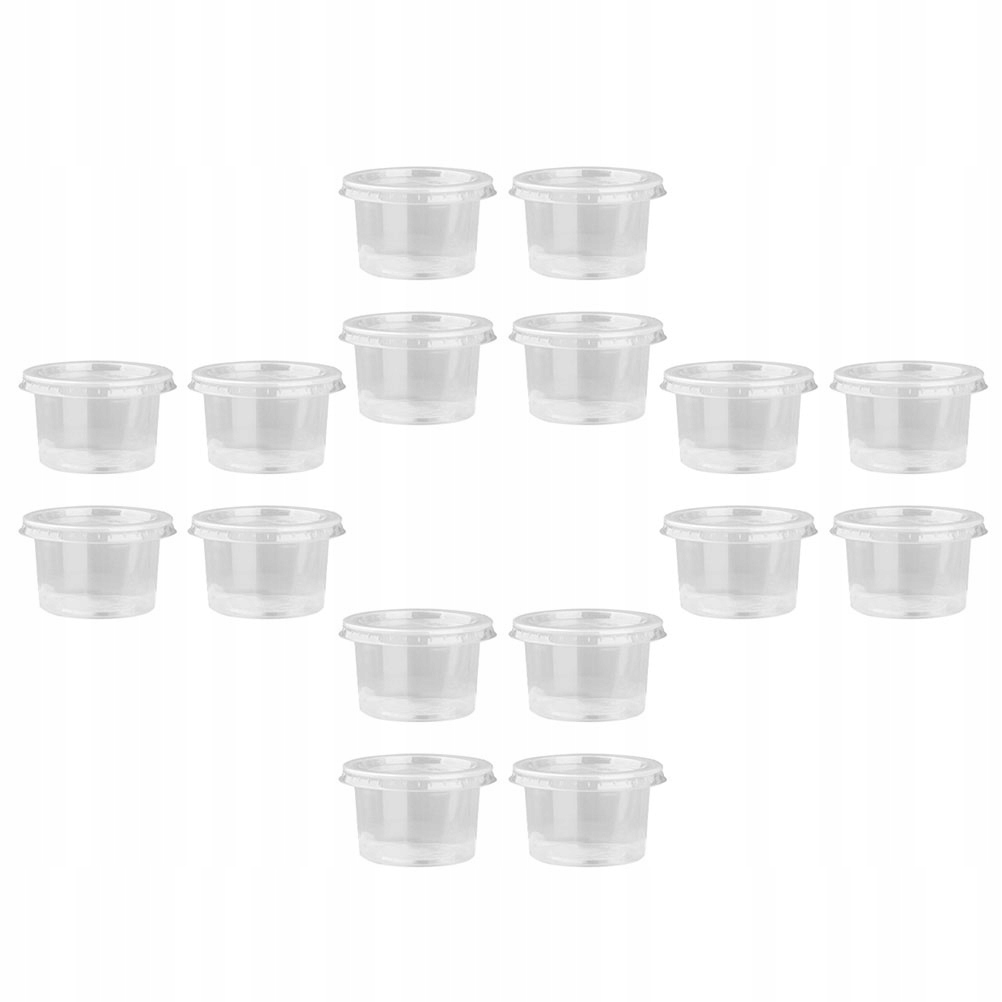 Dressing Cups Lids Plastic Bowl Dessert Cup 50 Pcs - 13237487962 ...