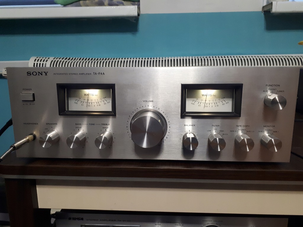 Wzmacniacz Sony TA-F4A Vintage Japan VU meter - 14383259864 - oficjalne ...