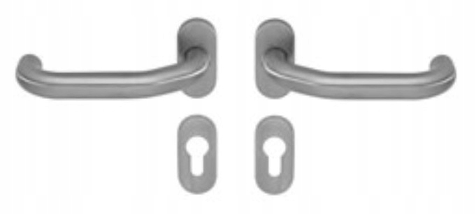 Klamko-klamka dwustronna DORMA PURE 8100V INOX - 11008232412 ...