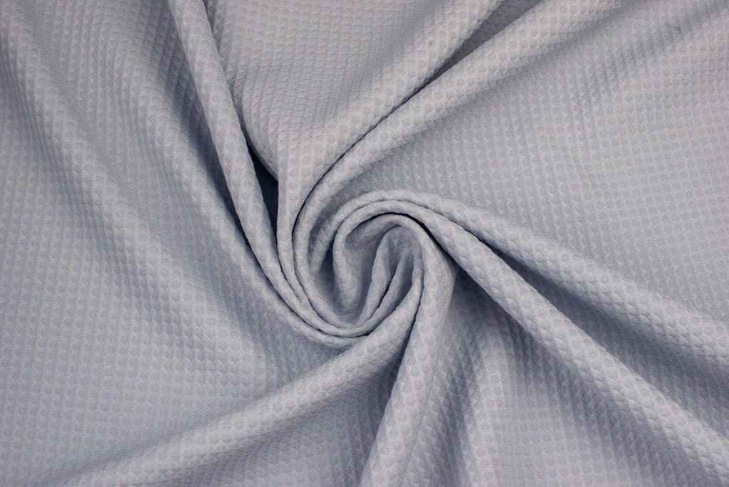 Tkanina żakardowa wzór geometryczny kolor siny - 10797293729 ...