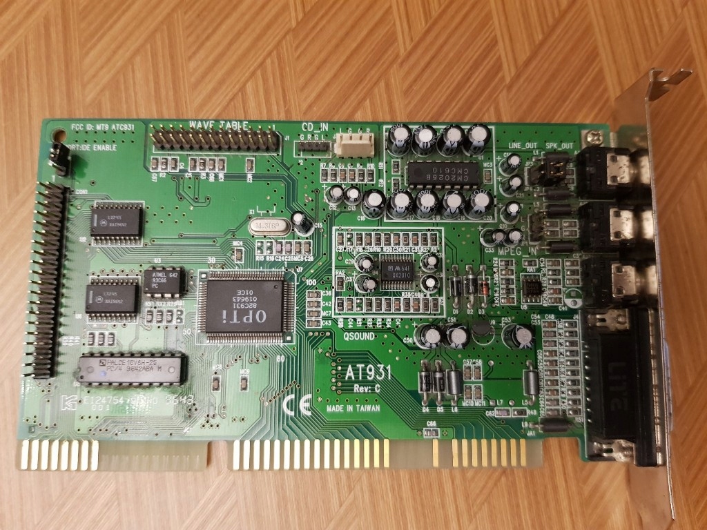 Karta muzyczna Opti AC931, ISA - 7948578255 - oficjalne archiwum Allegro