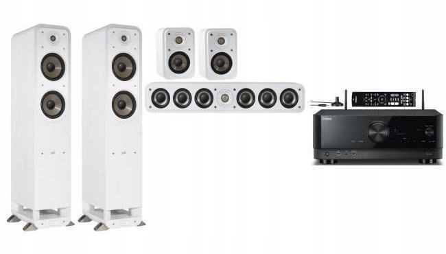 YAMAHA TSR-400 + POLK AUDIO S55E + S35E (5.0) wh - 11588354129 ...
