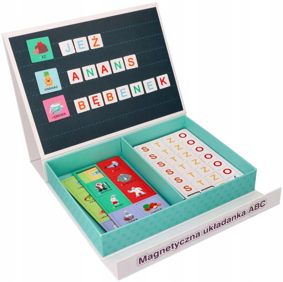 MAGNETYCZNA UKŁADANKA ABC LITERKI NAUKA PISANIA ADAM TOYS - 15252365210 ...