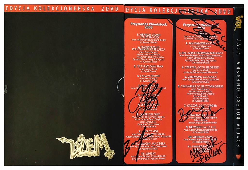 DŻEM Przystanek Woodstock ed. kol. DVD Autografy - 13192050697 ...