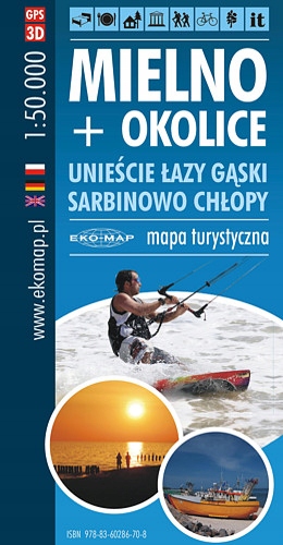 MIELNO I OKOLICE - MAPA TURYSTYCZNA 1224 - 5952506859 - oficjalne ...