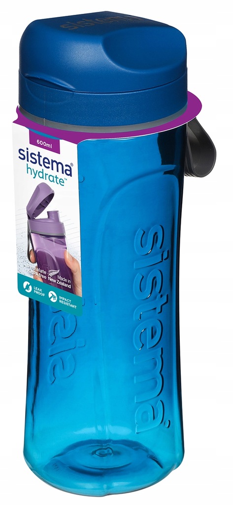 Bidon Sistema 600 ml butelka tritan swift. - 13671586232 - oficjalne archiwum Allegro