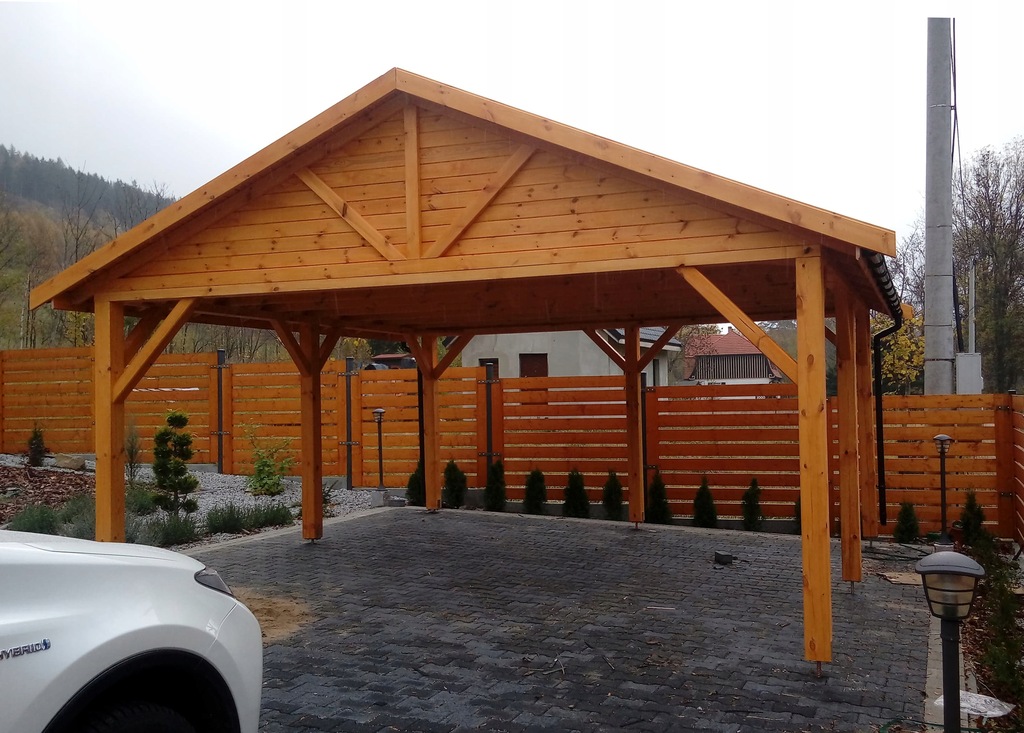 WIATA DREWNIANA ALTANA 5x5 WIATY Garaż ZADASZENIE - 7908998987 ... WIATA DREWNIANA ALTANA 5x5 WIATY Garaż ZADASZENIE - 7908998987 ...