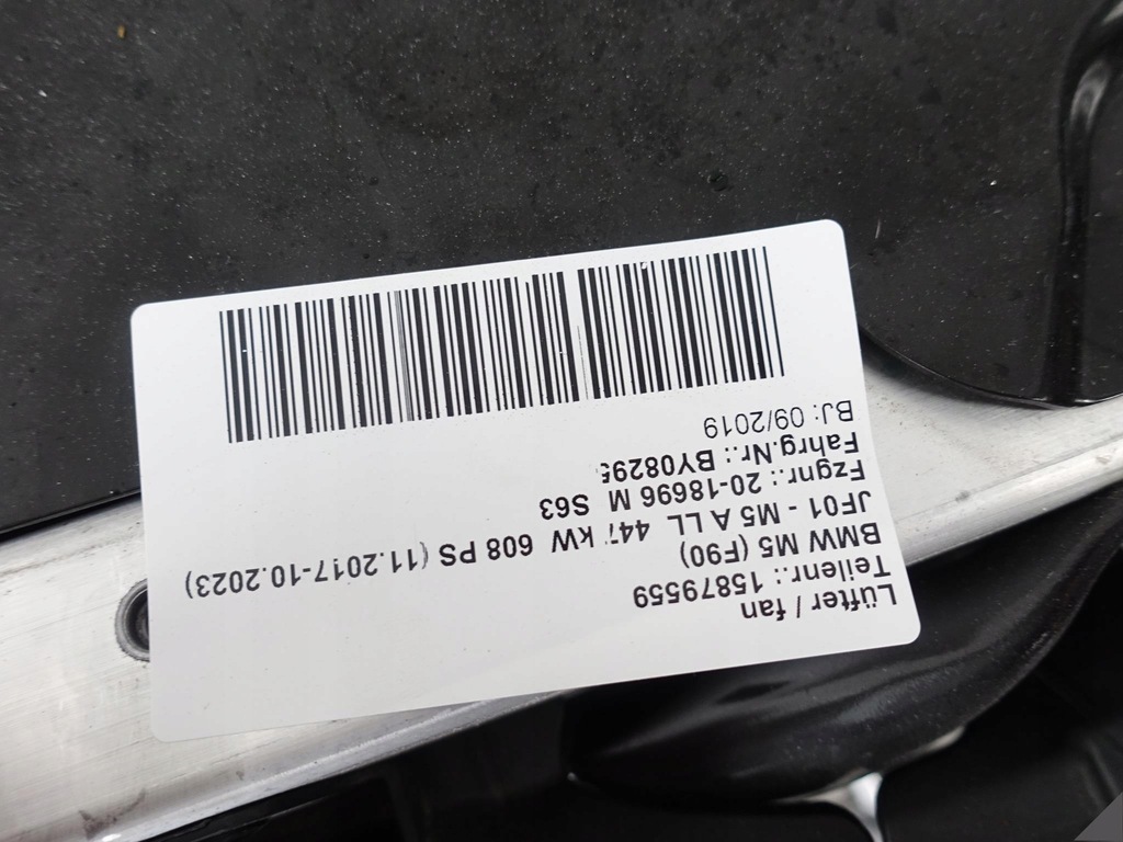 BMW M5 F90 M-POWER 608PS KOMPLETNY PAS+CHŁODNICE - 10131895149 ...