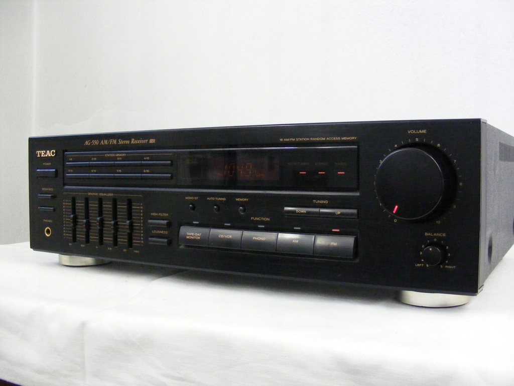 Amplituner TEAC AG-550 z korektorem - 11495651648 - oficjalne archiwum ...