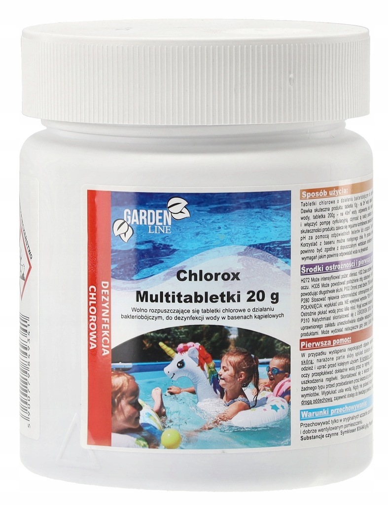 CHLOR DO BASENU MULTI TABLETKI 20g 400g CHLOROX - 13624265221 ...