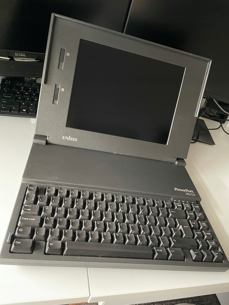 UNISYS PowerPort 386/DX - sprawny laptop/PC - 12778847734 - oficjalne ...