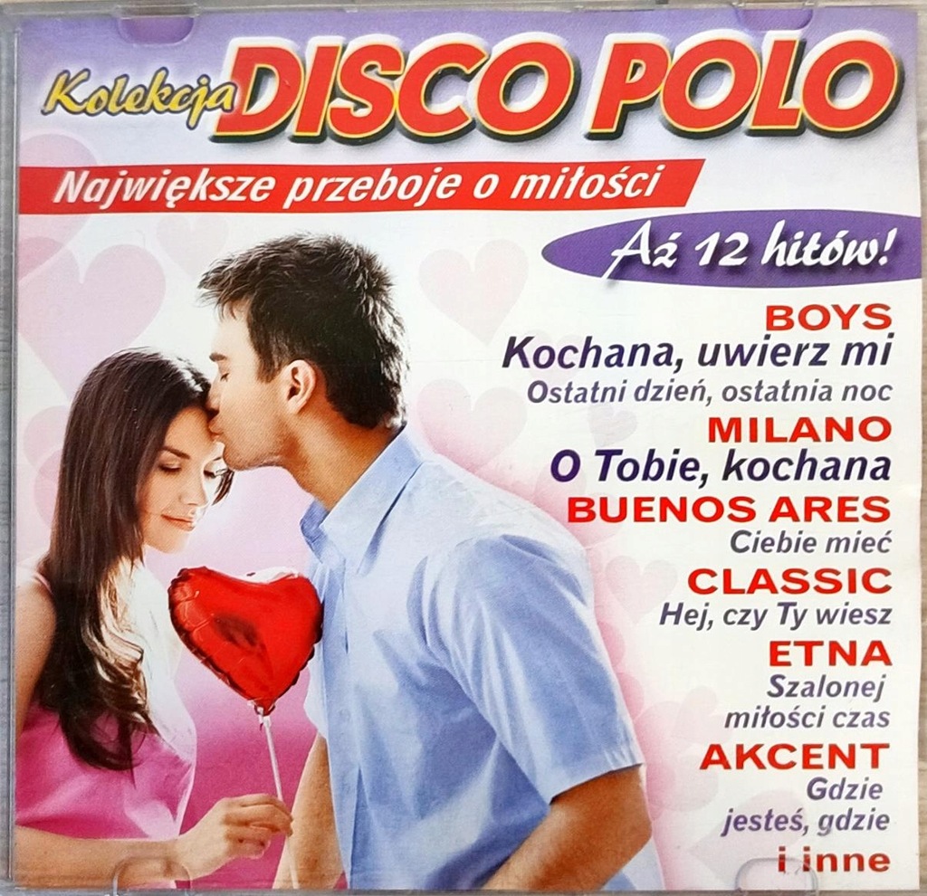 CD DISCO POLO NAJWIĘKSZE PRZEBOJE O MIŁOŚCI - 13779972633 - oficjalne archiwum Allegro