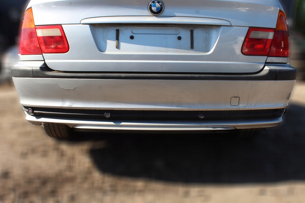 BMW E46 kombi Zderzak tylny tył Titansilber 354/7 - 12259458816 - oficjalne archiwum Allegro