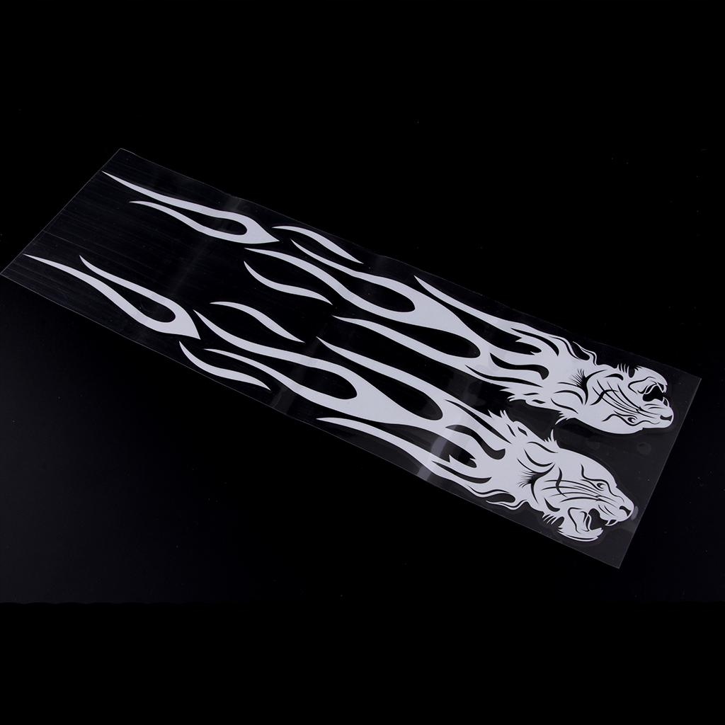 13.8" Flame Decals Stickers Gas Tank for White - 14122814849 ...