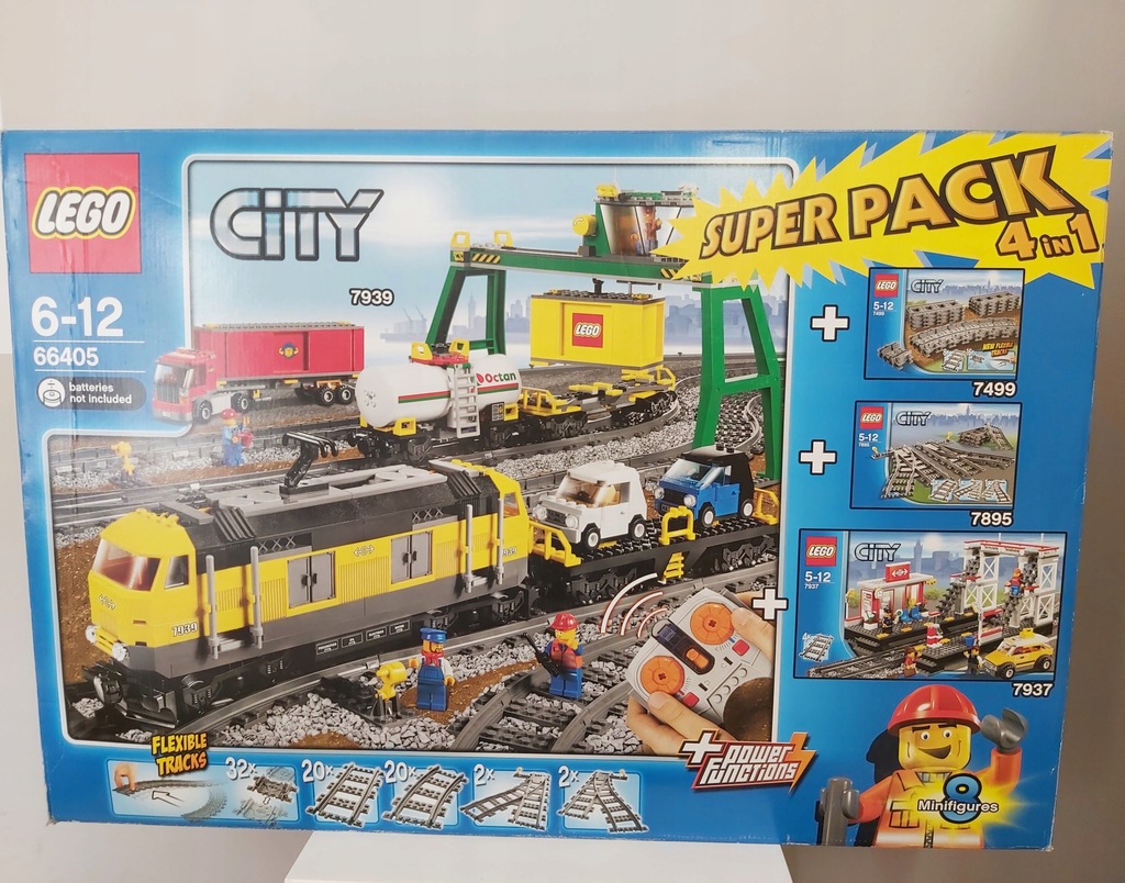 LEGO City 66405 Pociąg towarowy super pack 4w1 - 13939956711 - oficjalne archiwum Allegro