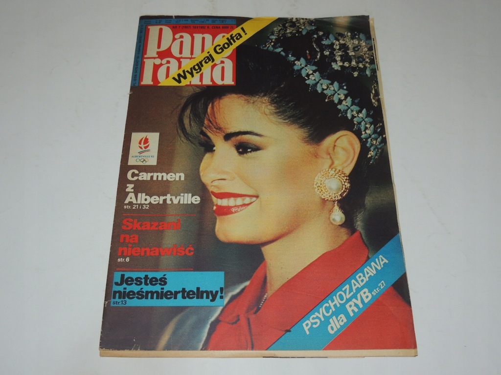 PANORAMA 7/1992 Miss World, Danuta Lato G Estefan - 8072743190 ...