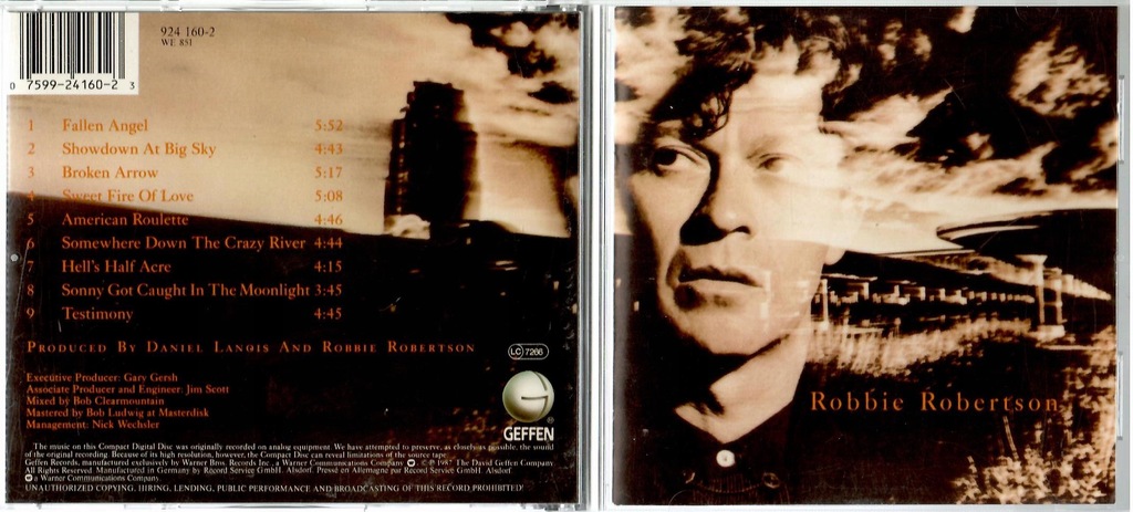 Robbie Robertson - Robbie Robertson CD Album - 10563159499 - oficjalne ...