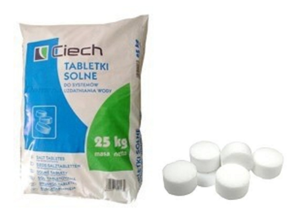 TABLETKI SOLNE SÓL UZDATNIANIE WODY 25KG - 7387293791 - oficjalne ...
