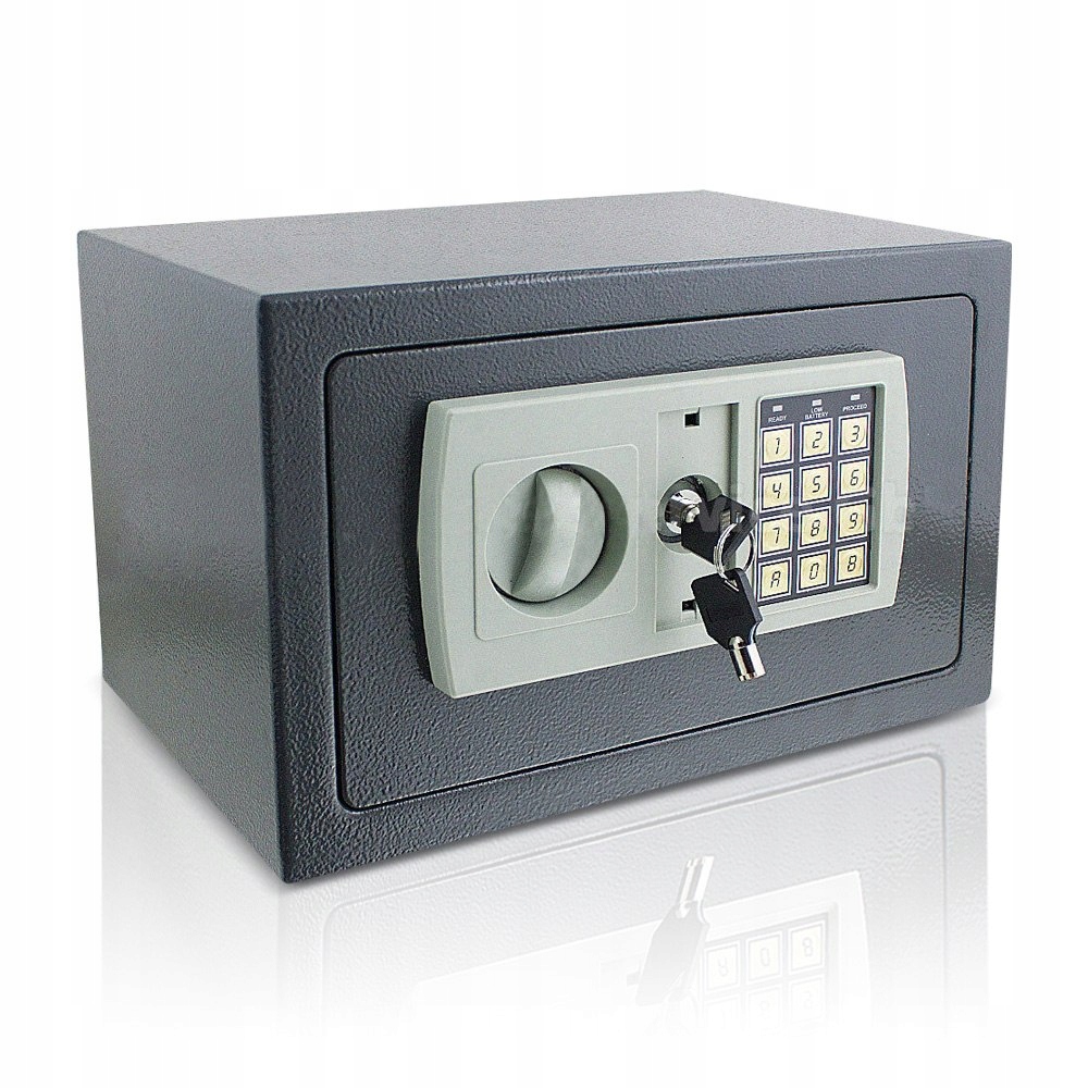 SEJF ELEKTRONICZNY MINI ZAMEK SZYFR BIUROWY - 12455357218 - oficjalne ...