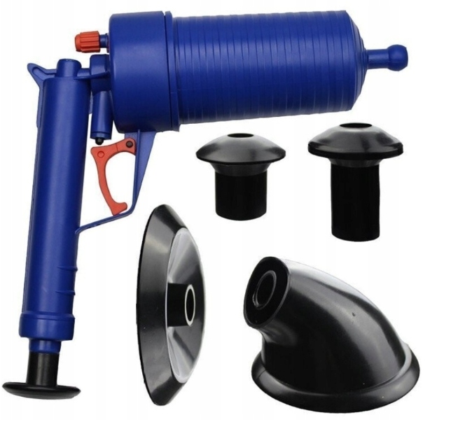 PISTOLET DO UDRAŻNIANIA RUR PRZEPYCHACZ WC KRET - 13670100714 ...