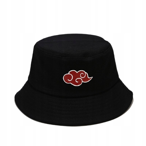 BUCKET HAT kapelusz rybacki AKATSUKI NARUTO ANIME - 11374026127 ...