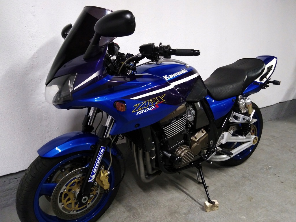 KAWASAKI ZRX 1200 S, ZRX1200S, Mega Stan, Oryginał - 12605668617 - oficjalne archiwum Allegro