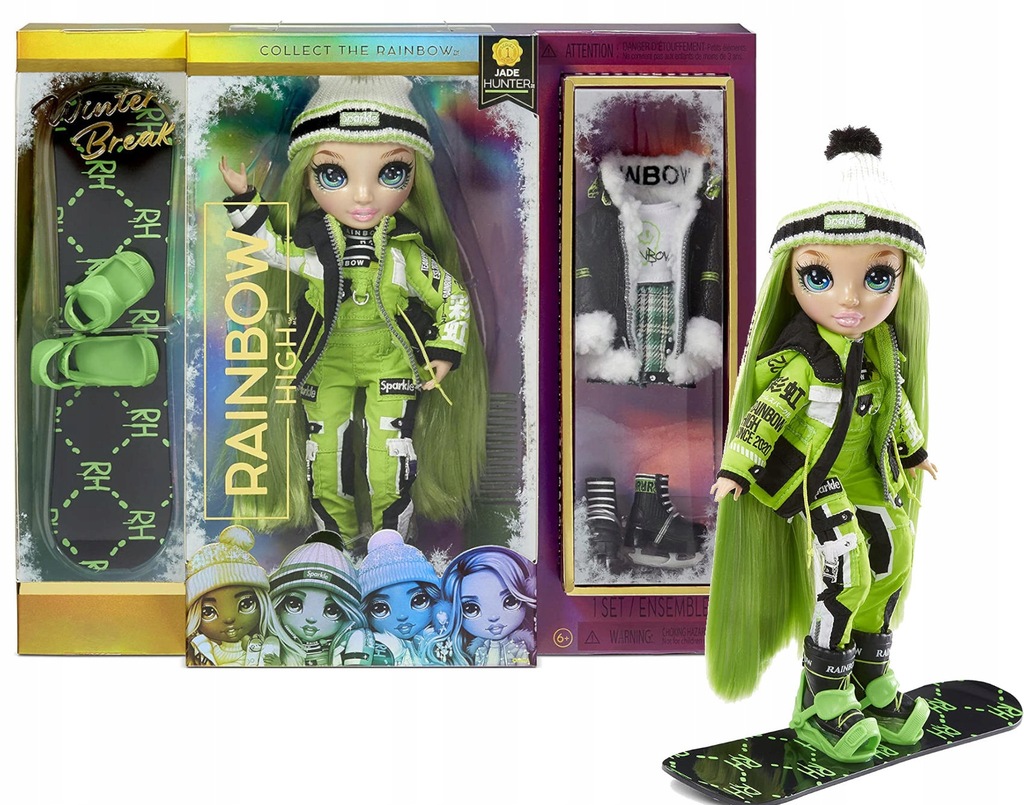 RAINBOW HIGH WINTER BREAK DOLL ZIMOWA JADE HUNTER - 11286189611 ...
