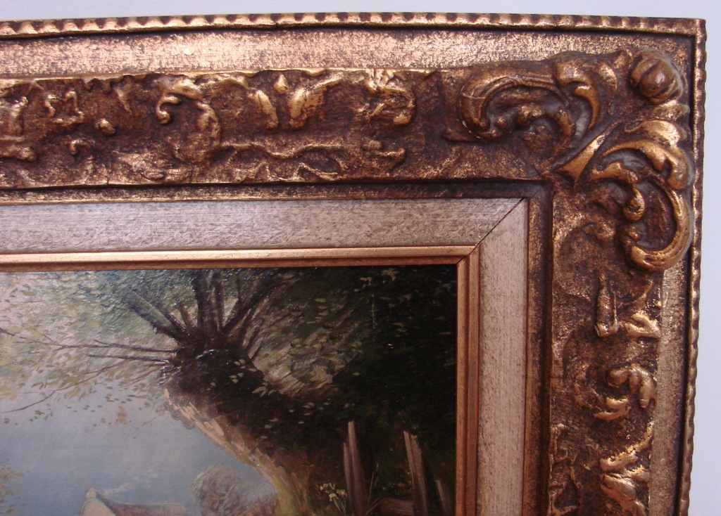 OBRAZ OLEJNY - Otto Scheuerer 1862-1934 - 7572083695 - oficjalne ...