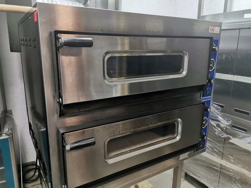 Piec do pizzy dwukomorowy 2x4x32 cm GGF 781302 - 12664493216 ...