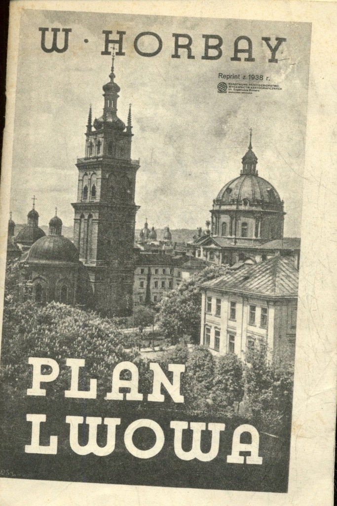Plan Lwowa - W. Horbay Reprint z 1938 r. - 13927764920 - oficjalne ...