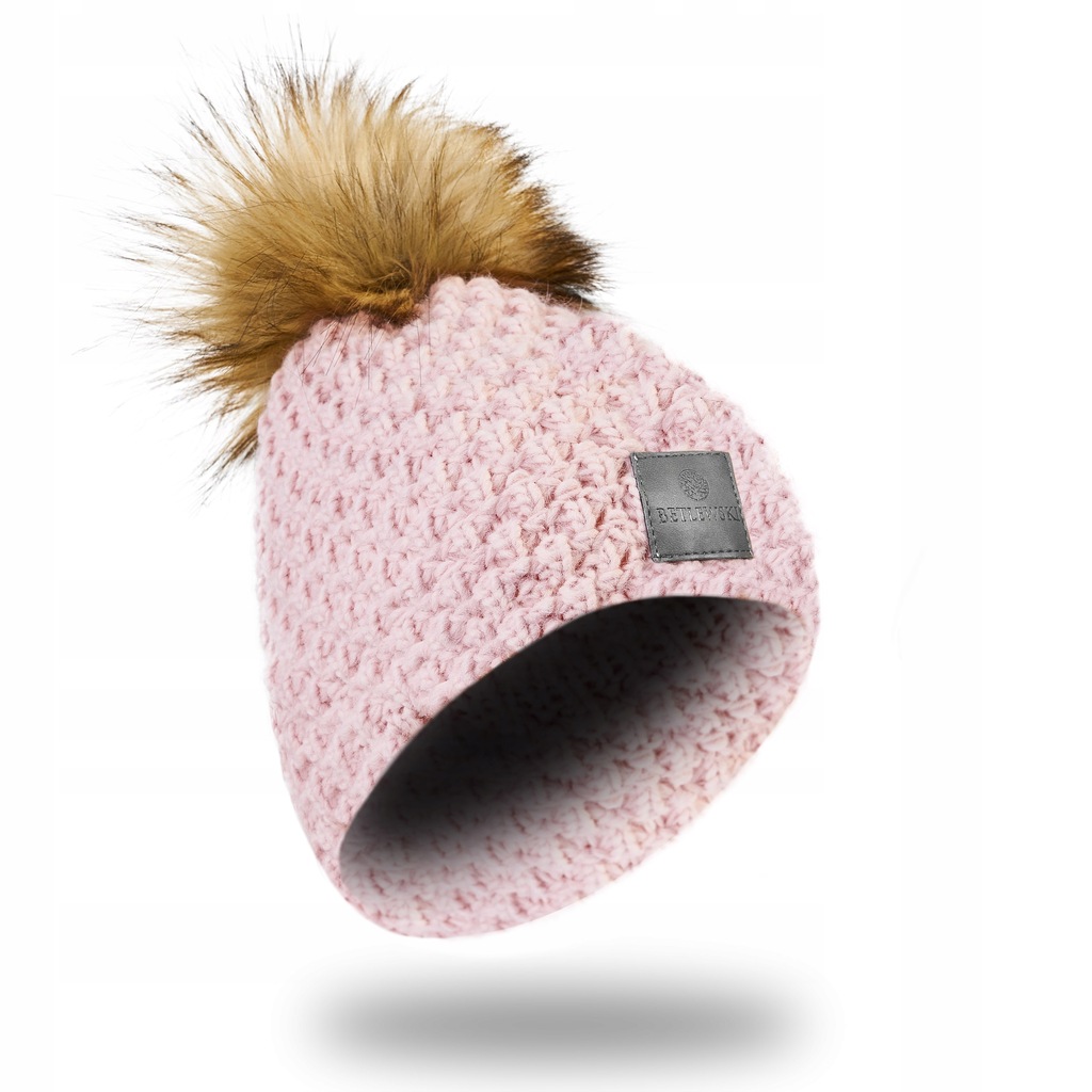 Betlewski Damska zimowa czapka ciepła z wełną zimę - 12826069730 - oficjalne archiwum Allegro