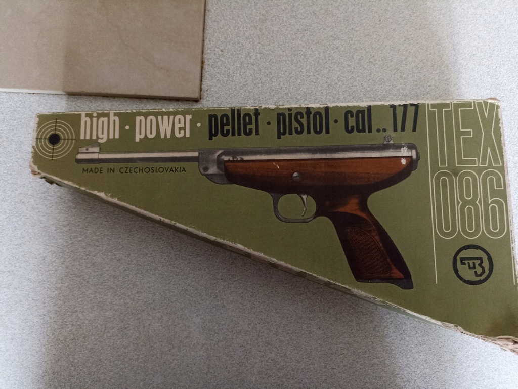 Wiatrówka TEX 086 4.5mm z pokrowcem skórzanym Box - 13329103324 ...