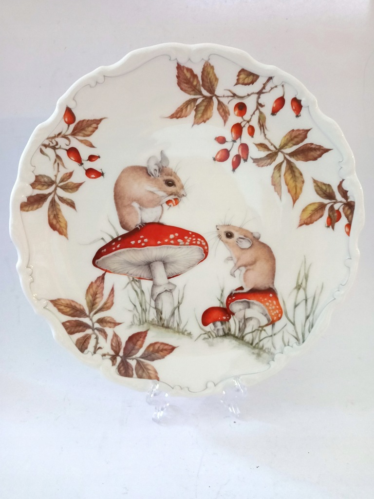 KOLEKCJONER TALERZ ROYAL ALBERT AUTUMN PLAYTIME - 13082120619 - oficjalne archiwum Allegro