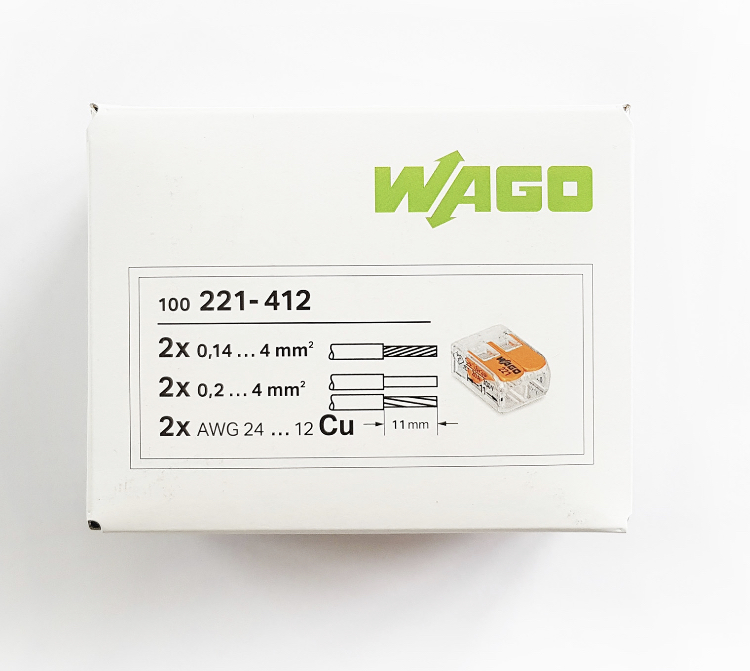 Szybkozłączka Wago E/221-412/100 0,2-4 100 zlaczki - 12125614065 ...