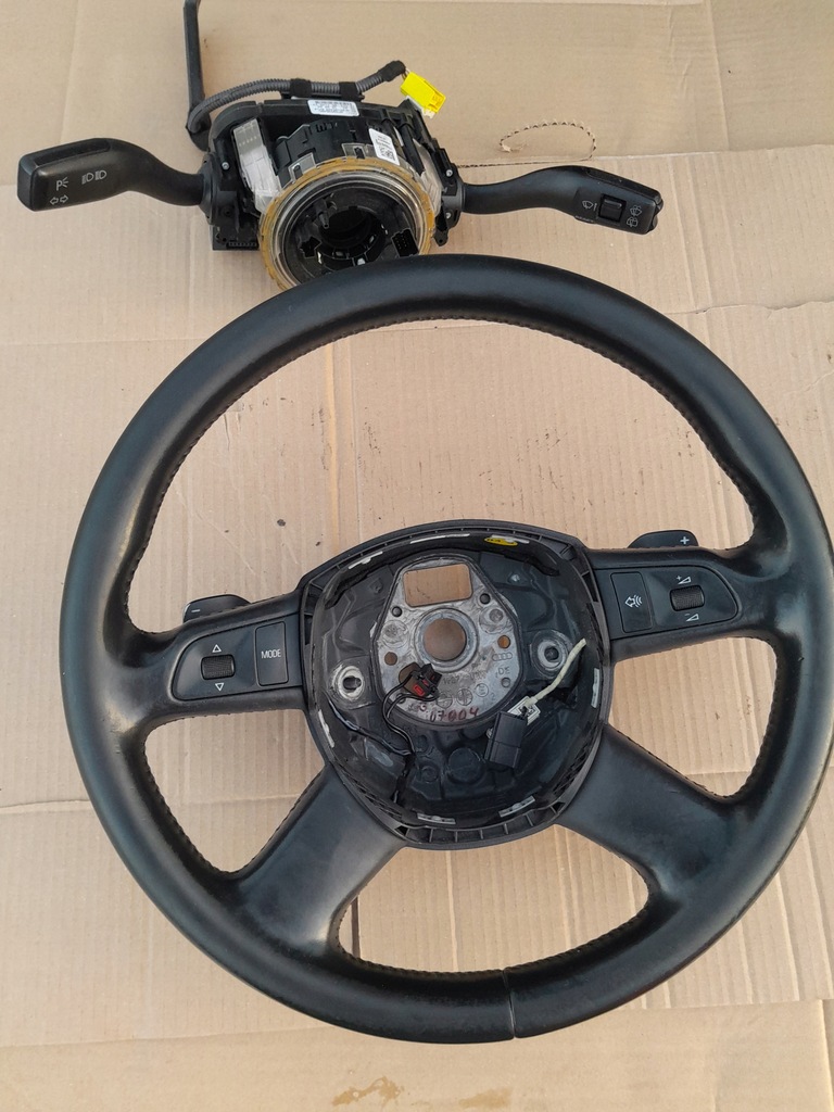 KIEROWNICA PODGRZEWANA SKÓRA AUDI A6 C6 / A4 B7 - 13151736157 ...