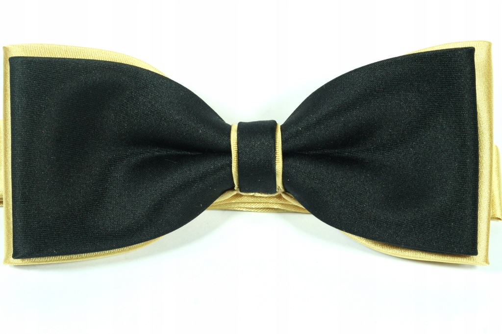 Muszka męska złoto-czarna złota żółta 31 72 - 12216793982 - oficjalne ...