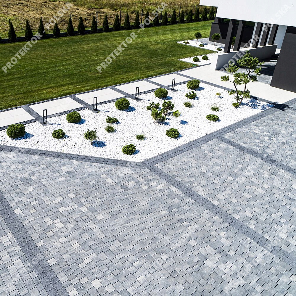 kostka brukowa BRUK-BET Kontur betonowa - 13080123509 - oficjalne archiwum Allegro