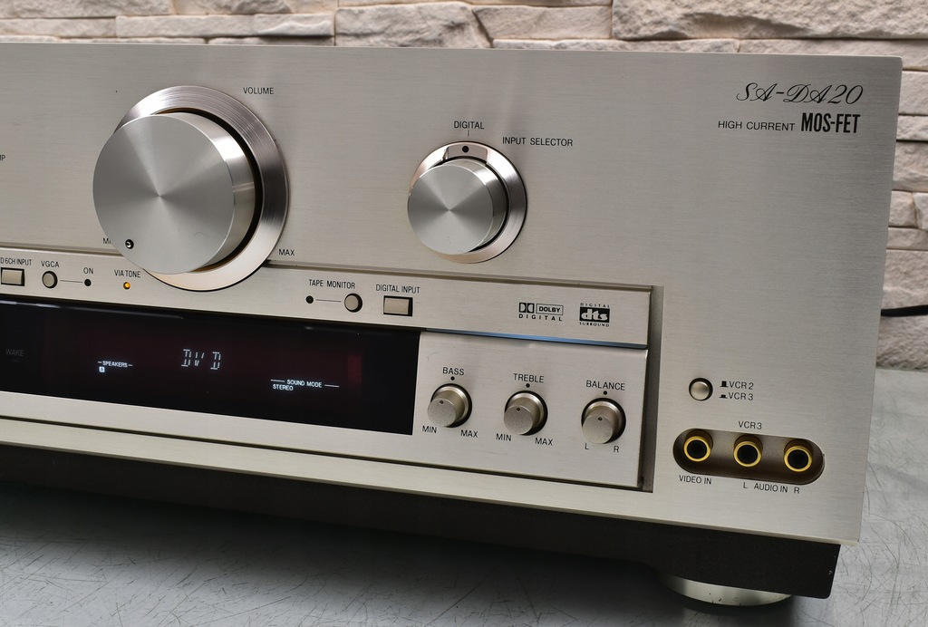 TECHNICS SA-DA20 KULTOWY AMPLITUNER 5,1 - 12885023152 - oficjalne archiwum Allegro