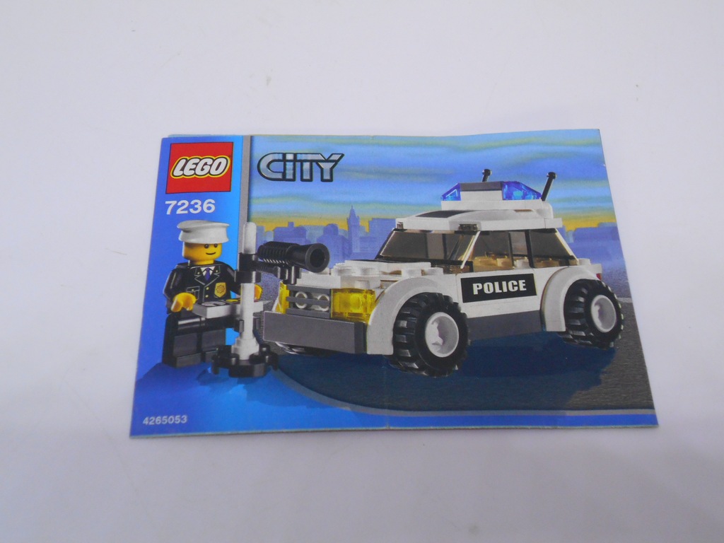 Instrukcja LEGO City Police Police Car 7236 - 7270696188 - oficjalne ...