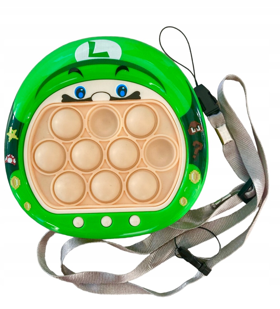 GRA ZRĘCZNOŚCIOWA POP IT MARIO LUIGI ELEKTRONICZNA ANTYSTRESOWA POPIT ...